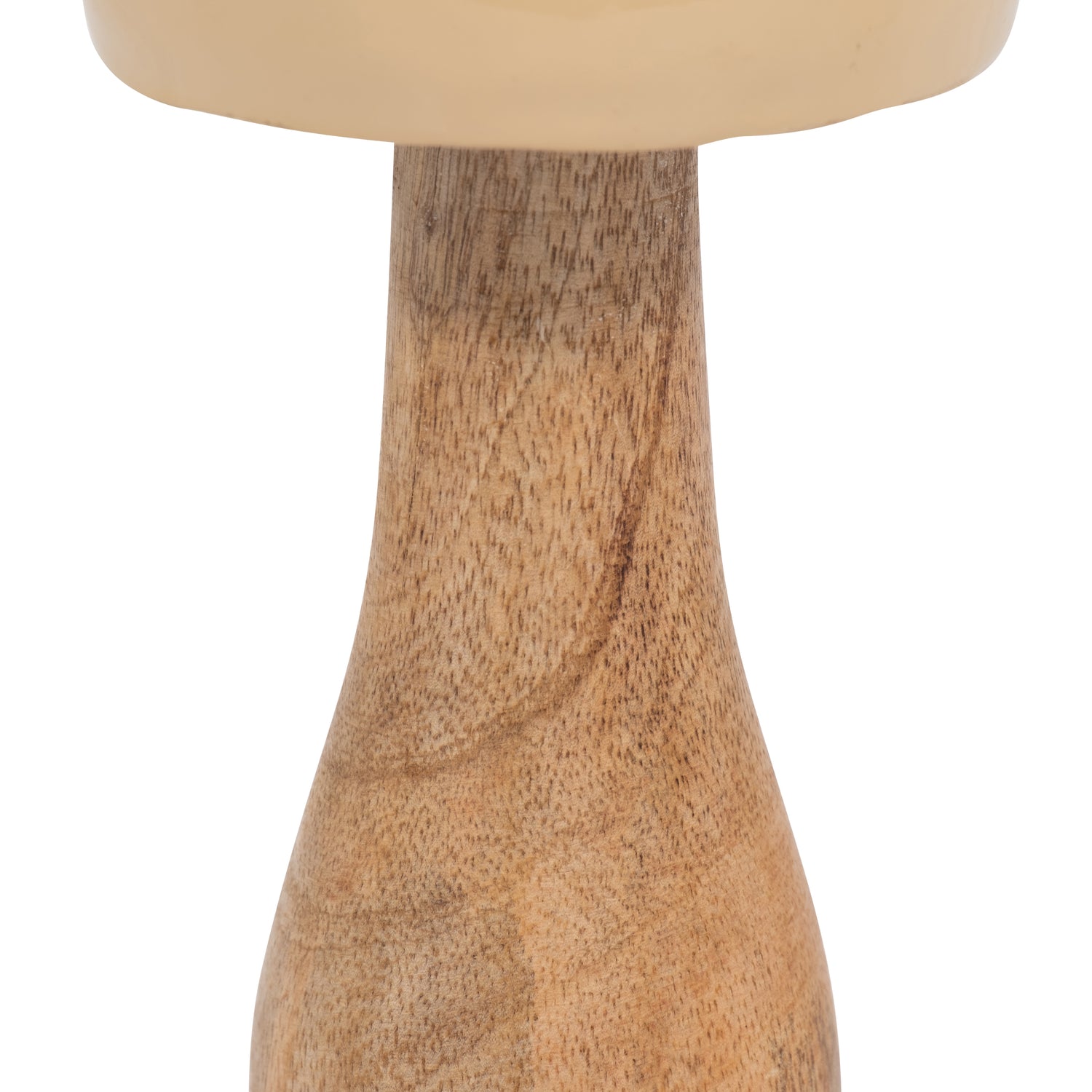 Champignon conique de 8 po en bois - ivoire - Brick