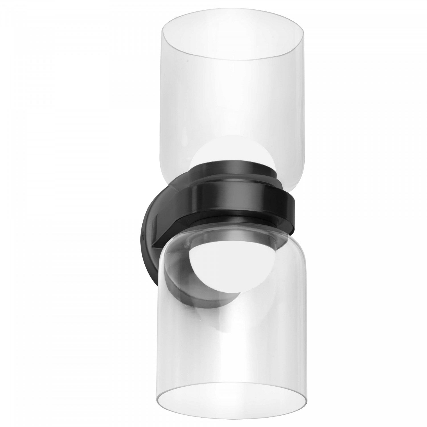 Applique murale Nadine de Dainolite en verre transparent, avec fini ...