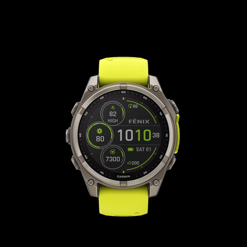 Montre Connectee Garmin Fēnix 8 Solar Sapphire 47mm - Gps, Boussole ...