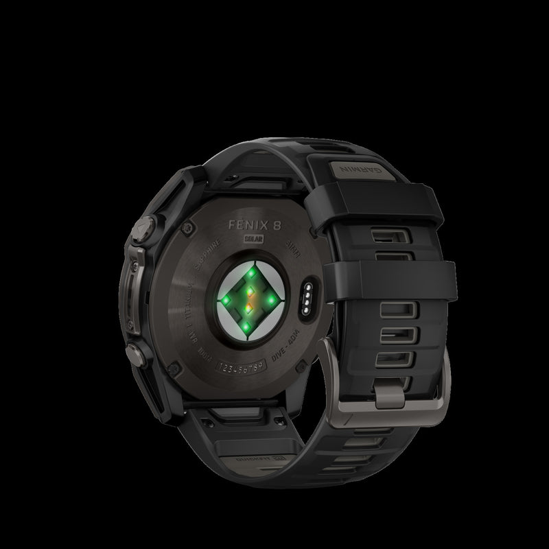 Montre Connectee Garmin Fēnix 8 Solar Sapphire 51mm - Gps, Boussole ...
