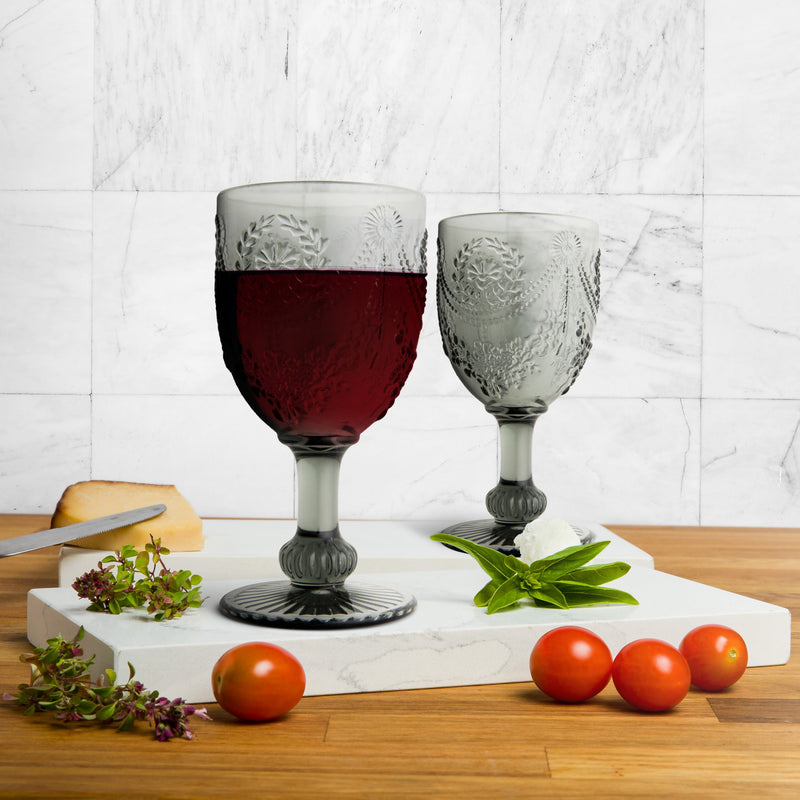 Ensemble De 6 Verres A Vin Arimi Savoia Gris - Brick