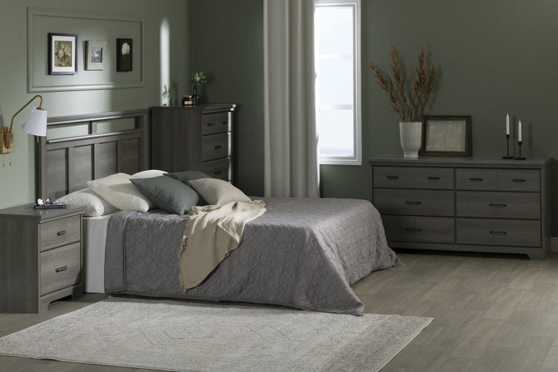 Versa Commode 5 Tiroirs - Erable Cendre - Brick