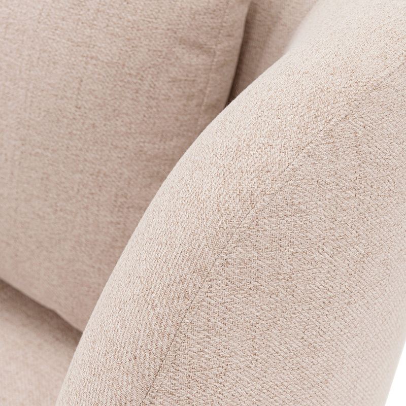 Fauteuil d’appoint contemporain Siri de Manhattan Comfort en lin ti ...