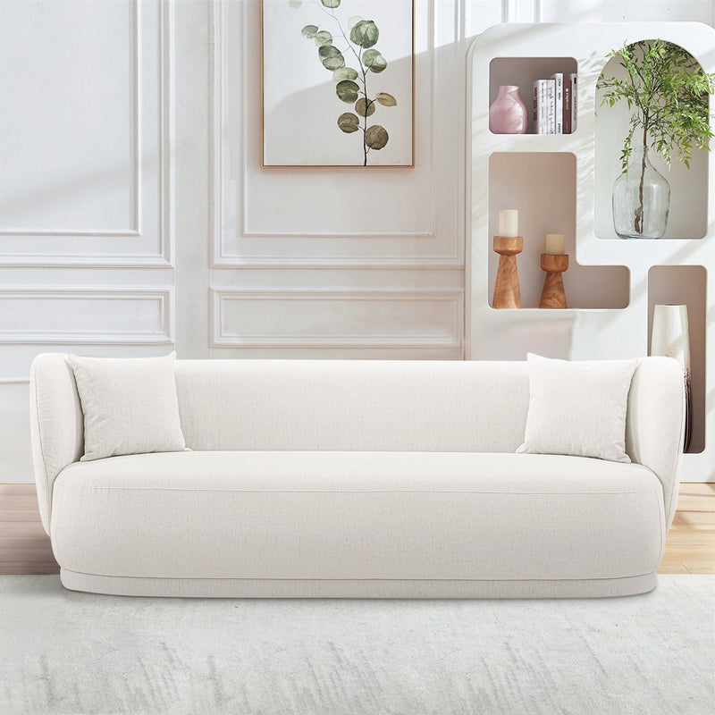 Sofa contemporain Siri de Manhattan Comfort de 92,52 po en lin tiss ...