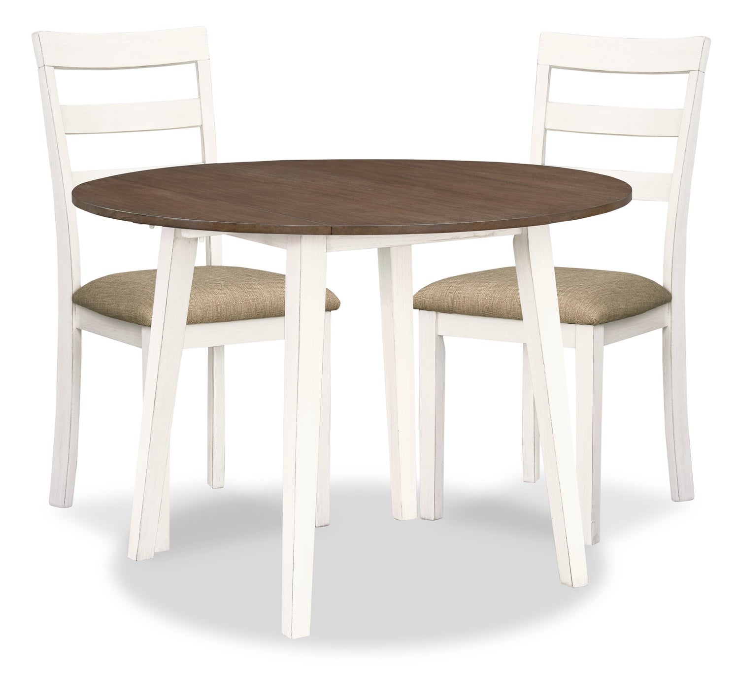 Ensemble de salle à manger Bryn 3 pièces avec table de 42 po à abat ...