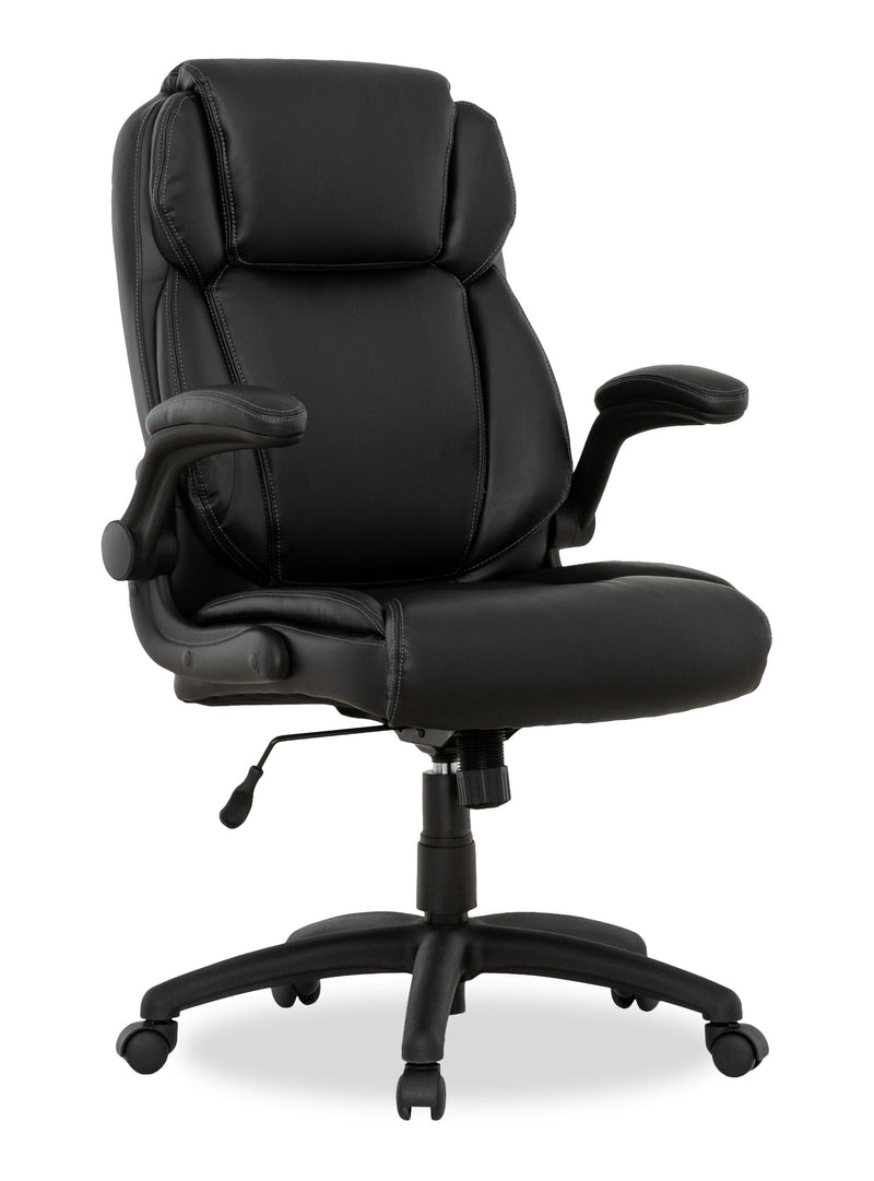 Chaise de bureau réglable Ferdi de Sealy de 29,75 po - noire - Brick