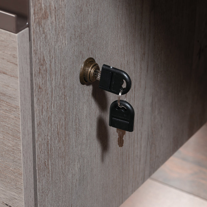 Bureau en forme de L Manhattan Gate de qualité commerciale | Brick