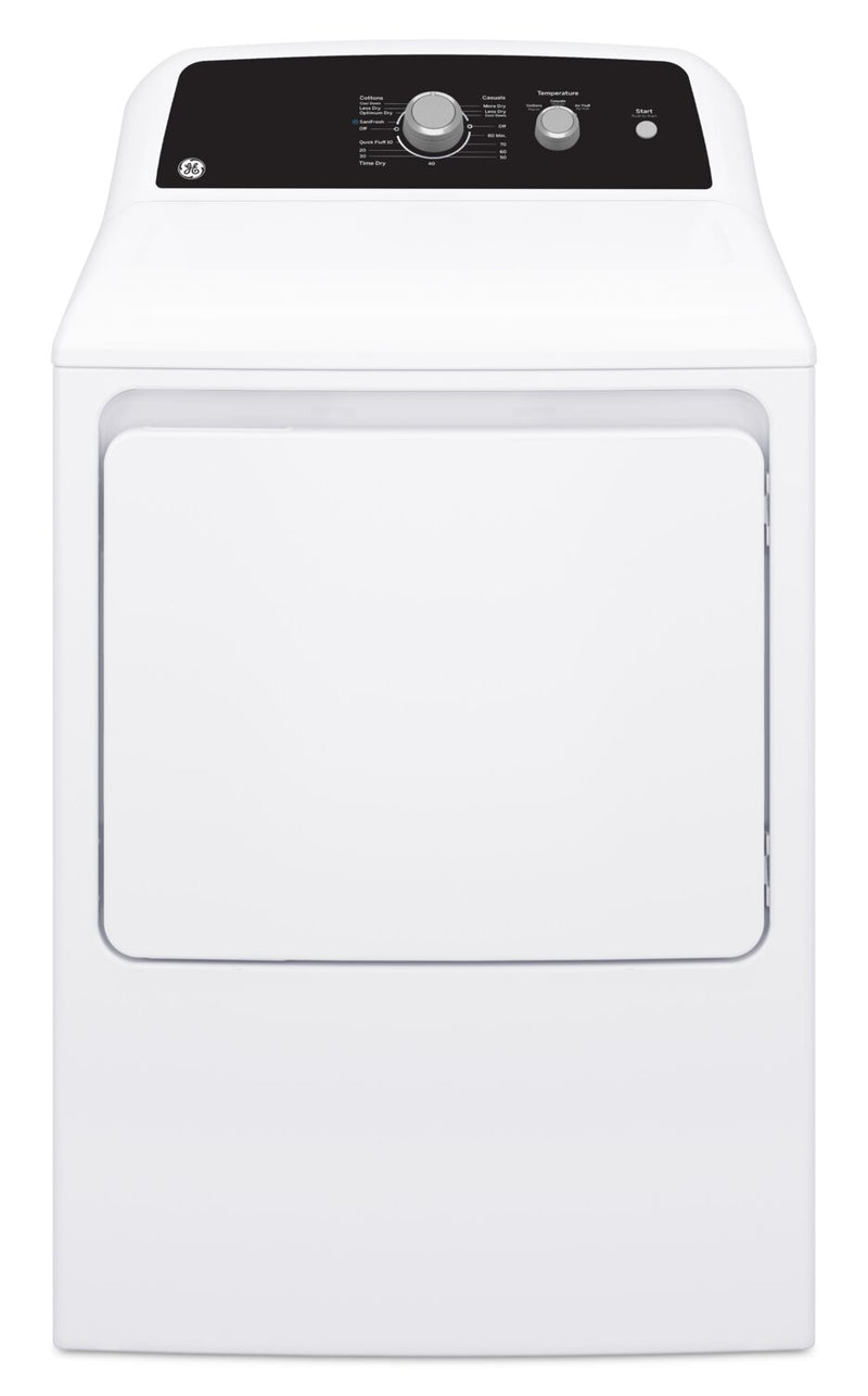 Sécheuse électrique GE de 6,2 pi³ avec cycle SaniFresh - blanche ...