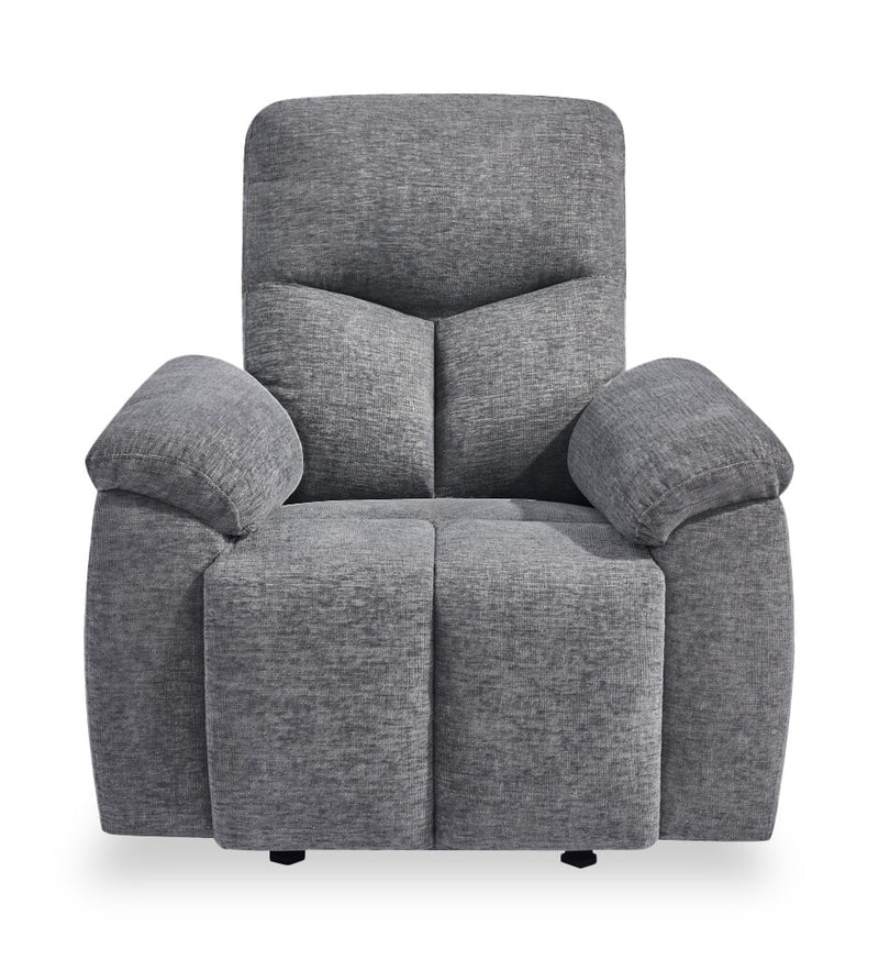 Fauteuil à inclinaison manuelle Blake de 38,58 po en tissu de cheni ...