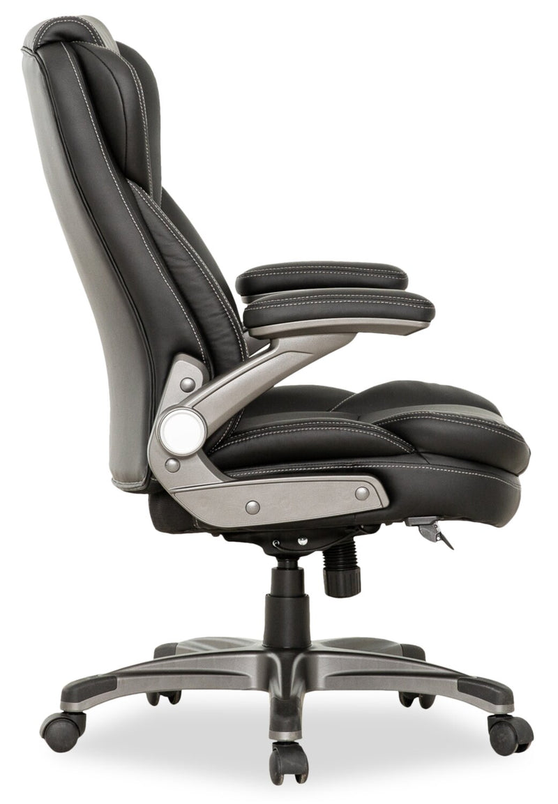 Chaise de bureau réglable Ferdi de Sealy de 29,75 po - noire - Brick