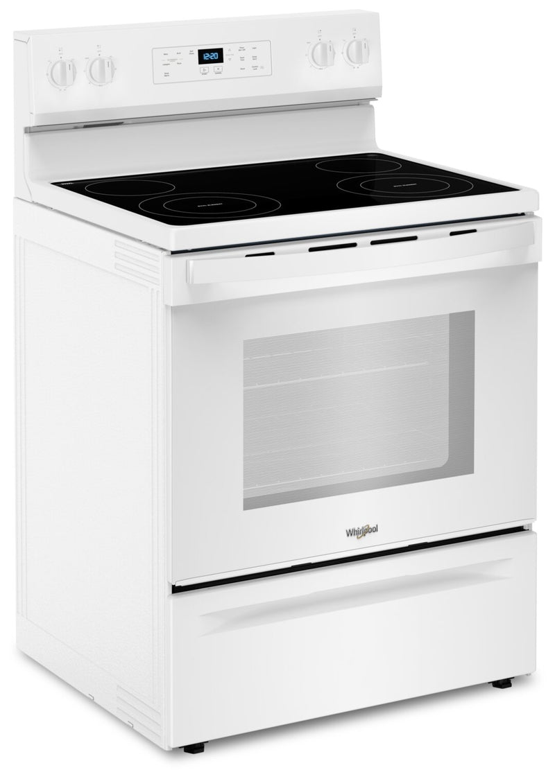 Cuisinière électrique Whirlpool de 5,3 pi³ avec autonettoyage - bla ...