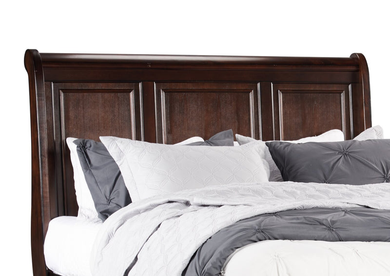 Lit plateforme de rangement Chelsea avec tête de lit et cadre de li ...