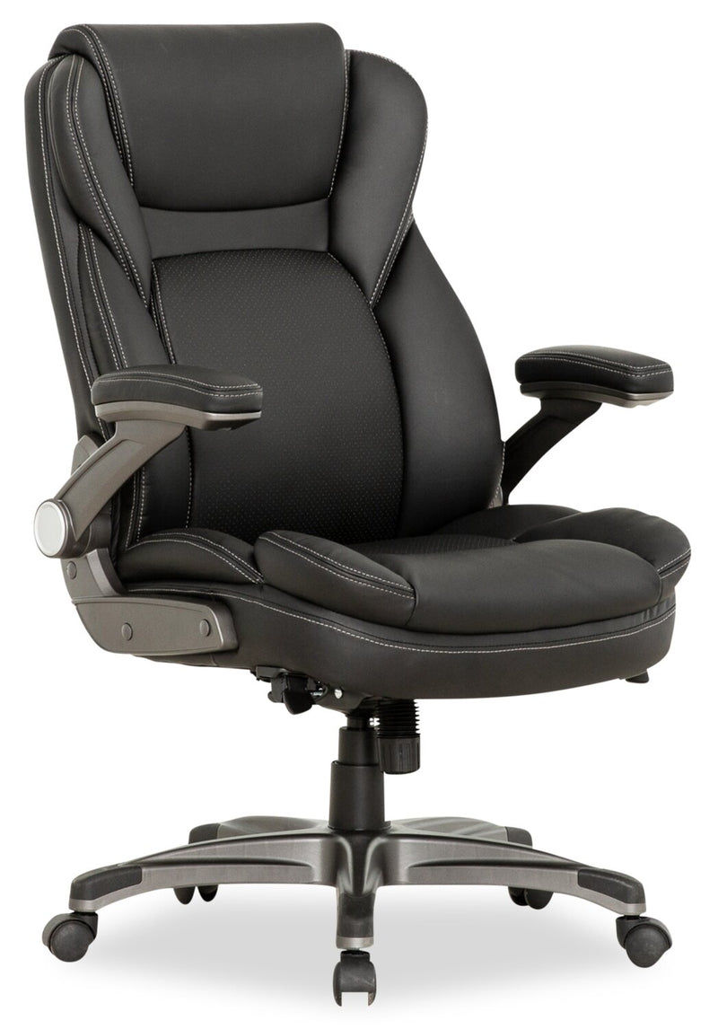 Chaise de bureau réglable Ferdi de Sealy de 29,75 po - noire - Brick