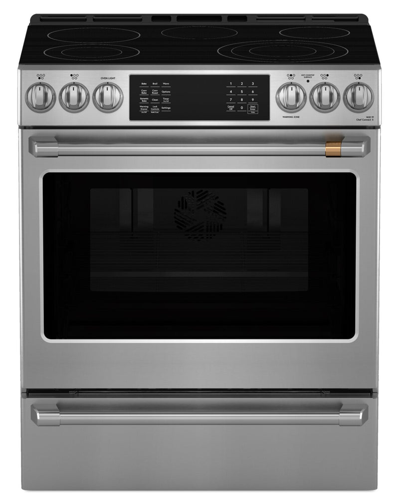 Cuisinière électrique Café de 5,7 pi3 et de 30 po avec cuisson dyna ...