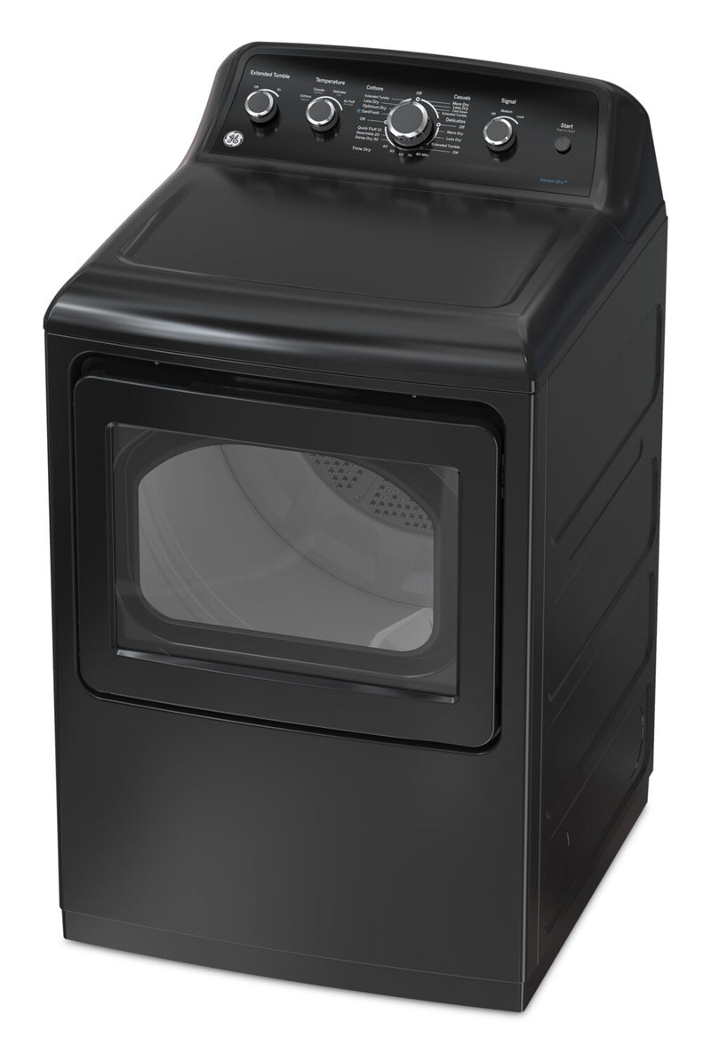 Sécheuse électrique GE de 7,2 pi³ avec cycle SaniFresh - gris diama ...