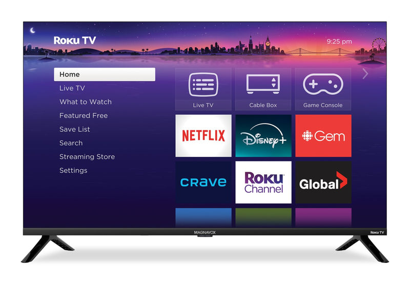 Téléviseur intelligent QLED MAGNAVOX MRTQ FHD de 32 po avec boîtes ...