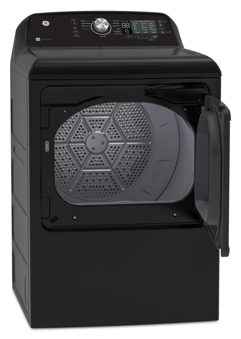 Sécheuse électrique GE de 7,4 pi³ avec cycle SaniFresh - gris diama ...