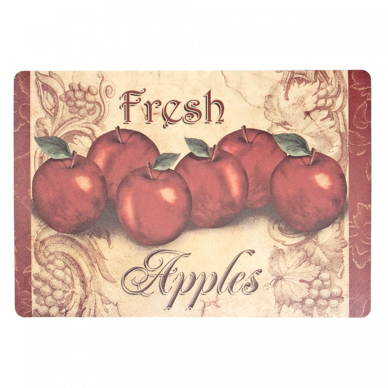 Napperon Eva « Fresh Apples » 12 x 18 - ensemble de 12 | Brick