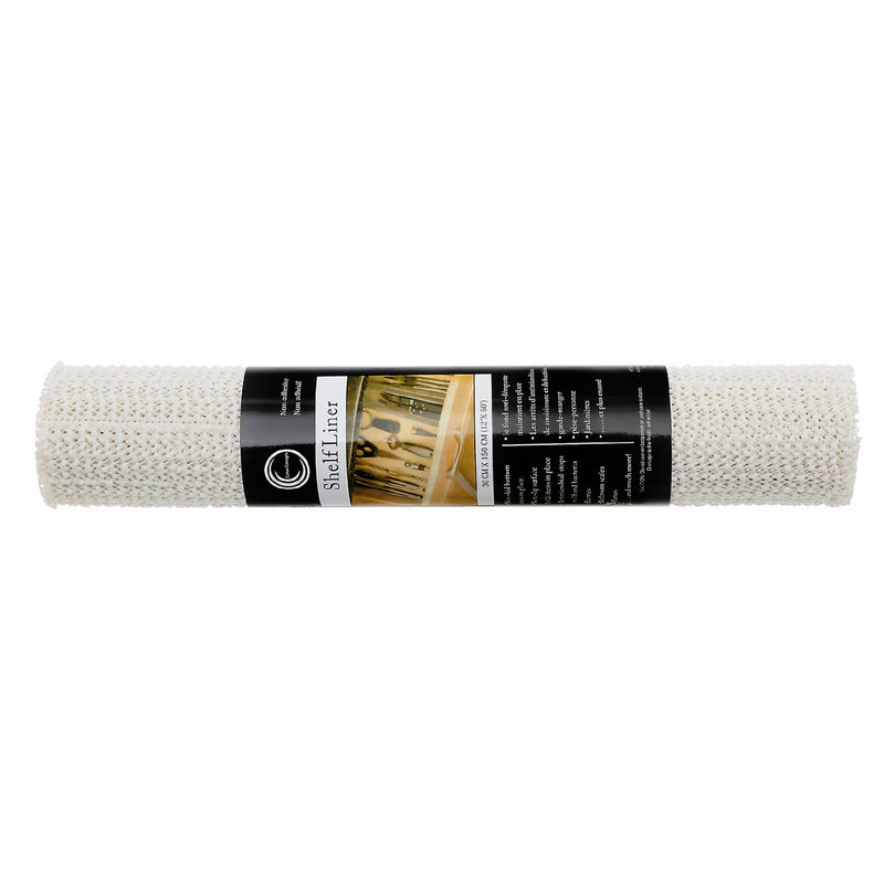 Tapis antidérapant blanc de 12 po x 60 po en PVC - ensemble de 6 ar ...