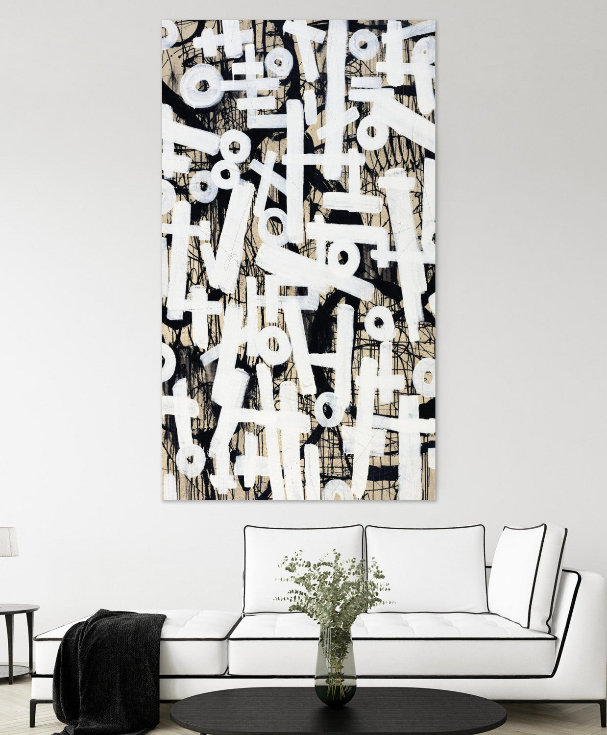 Œuvre d’art murale Giant Art « Strapped I » 84 x 48 | Brick