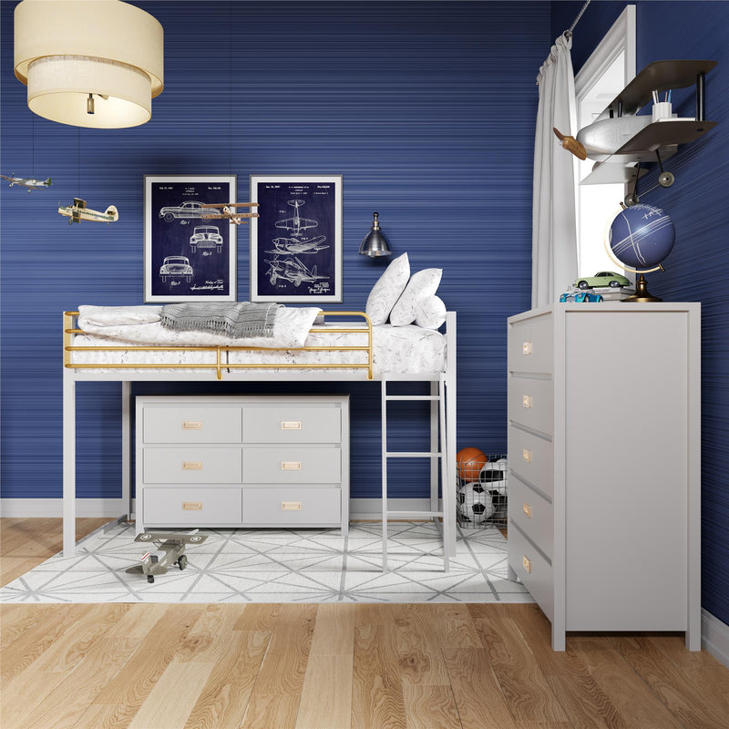 Lit mezzanine simple Haven Monarch Hill de Little Seeds - Brick