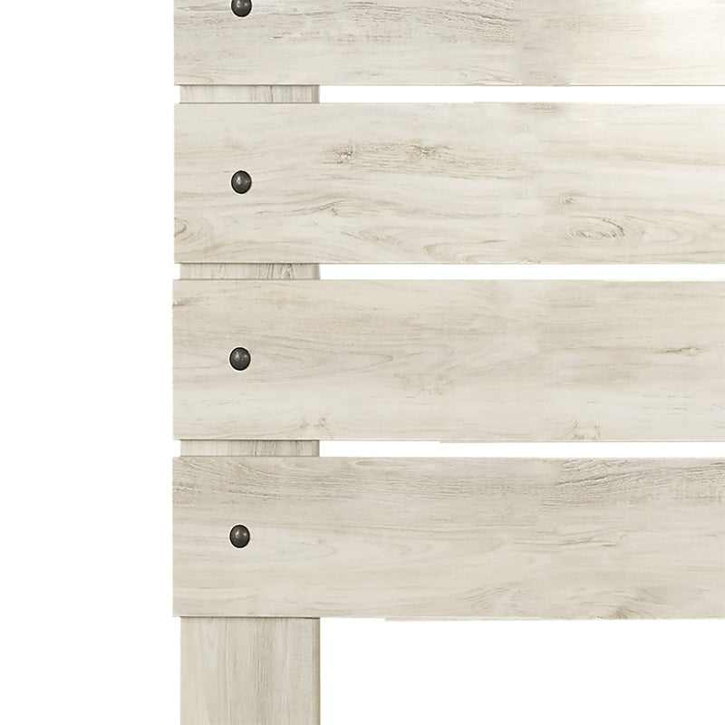 Lit plateforme de rangement latéral Abby avec éclairage à DEL et po ...