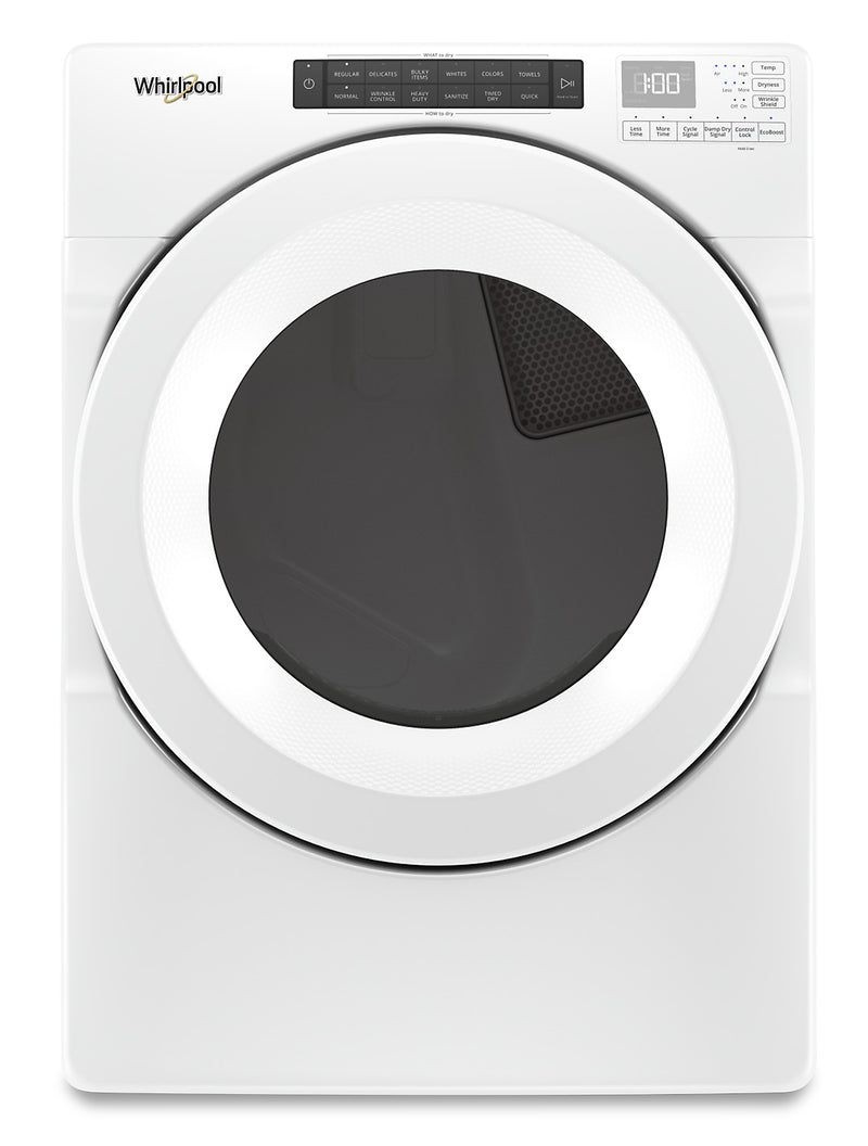 Sécheuse électrique Whirlpool de 7,4 pi³ - blanche - superposable ...