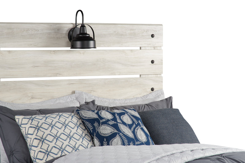 Lit de rangement Abby avec éclairage à DEL et ports USB, blanc - fo ...