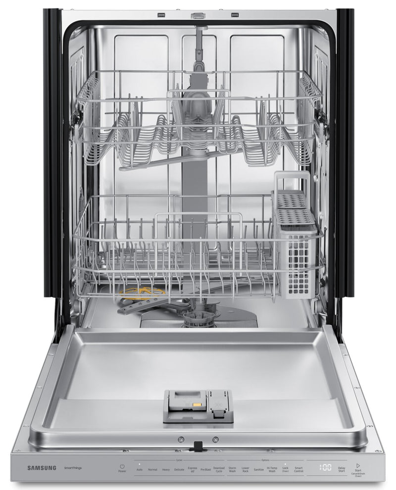 Lave-vaisselle encastré Samsung à 48 dBA de 24 po avec commandes su ...