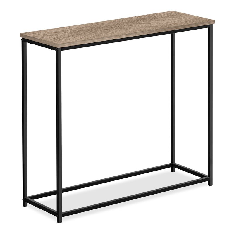 Table de salon moderne Alma de 31,5 po - taupe foncée avec armature ...