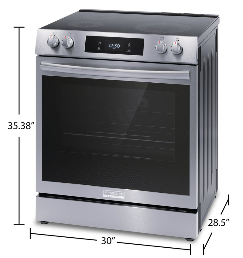 Cuisinière électrique Frigidaire Gallery de 6,2 pi3 avec convection ...