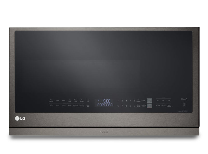 Four à micro-ondes à hotte intégrée LG de 2,1 pi³ avec ExtendaVentM ...