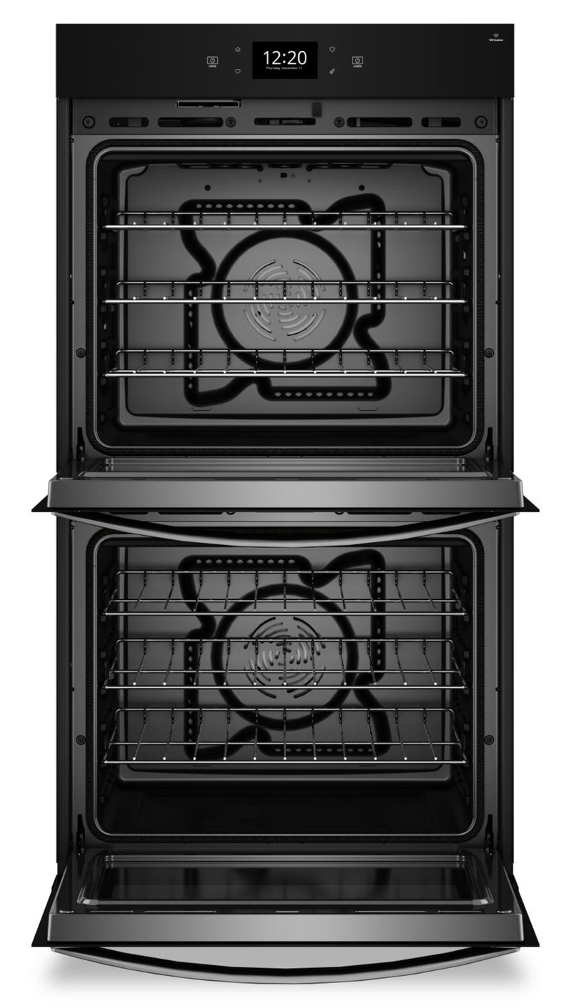 Four mural double électrique Whirlpool de 10 pi³ et de 30 po avec c ...