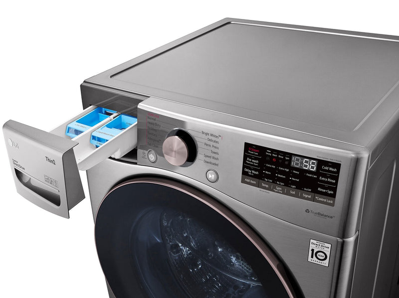 Laveuse intelligente LG à chargement frontal de 5,2 pi3 – WM3850HVA | Brick